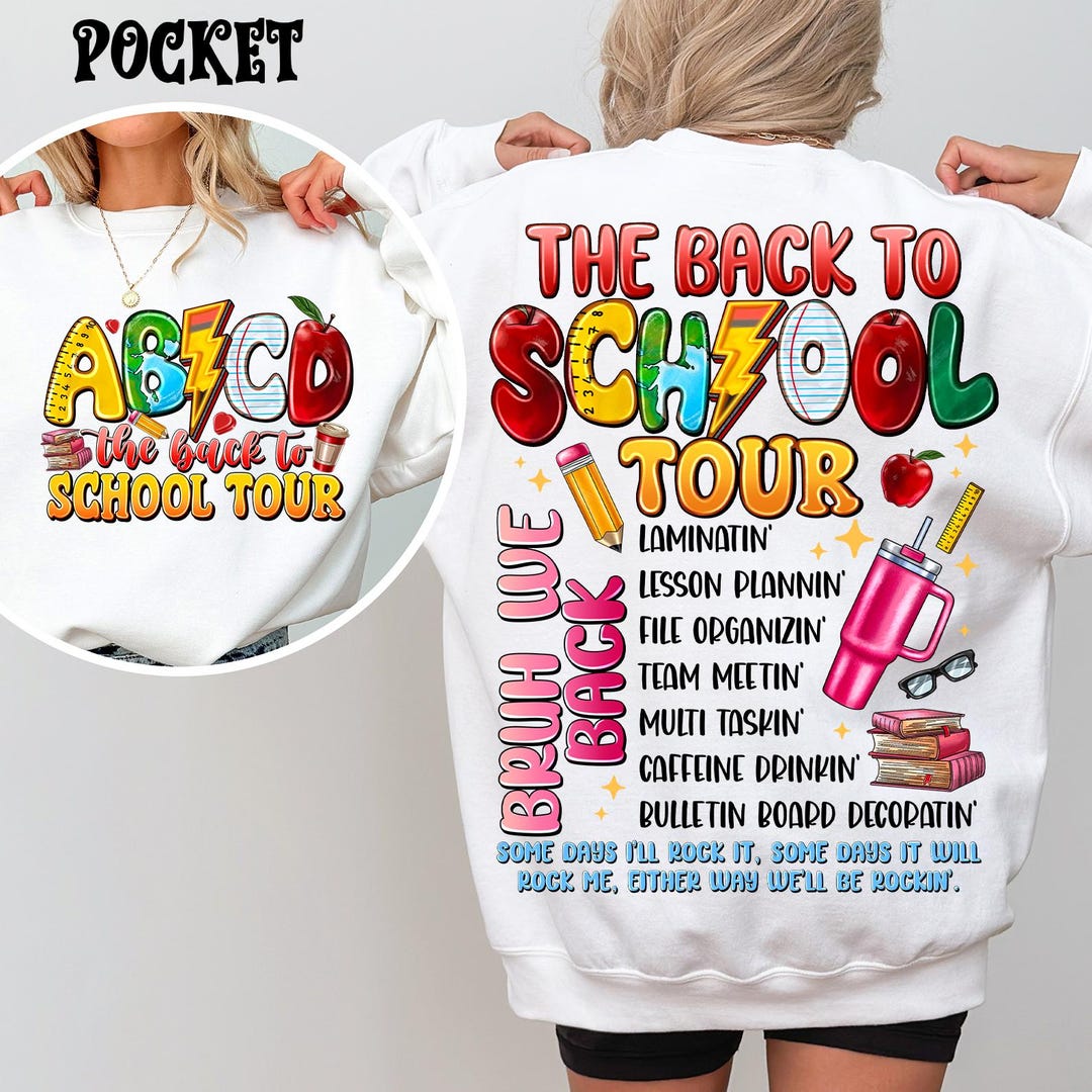 ABCD the Back to School Tour Png, Back to School Png, First Day of ...