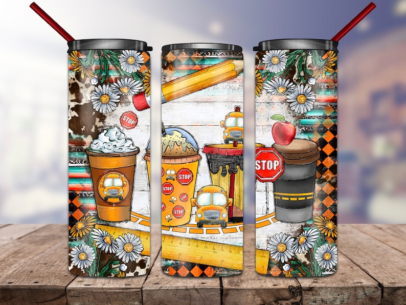 School Bus Drink Png School Bus Png Teacher Png Coffee - Etsy