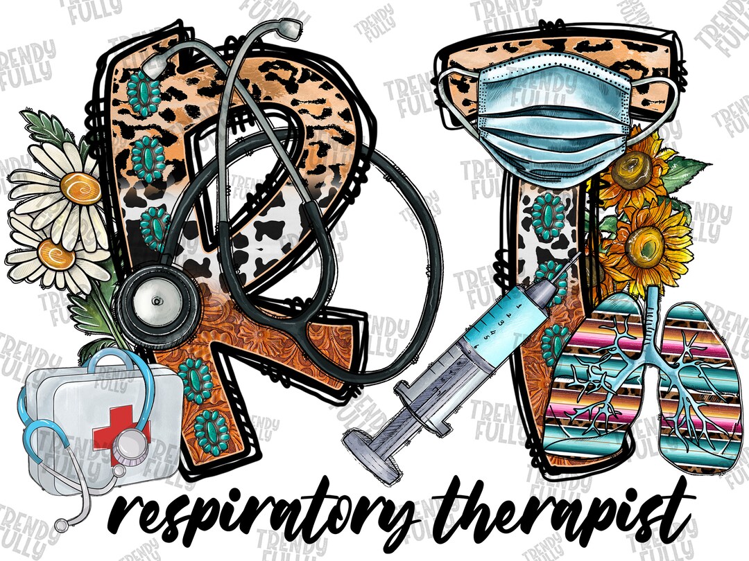 Respiratory Therapist, RT Sublimation PNG Design, Digital Download ...