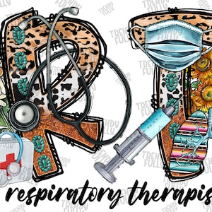 Respiratory Therapist, RT Sublimation PNG Design, Digital Download ...