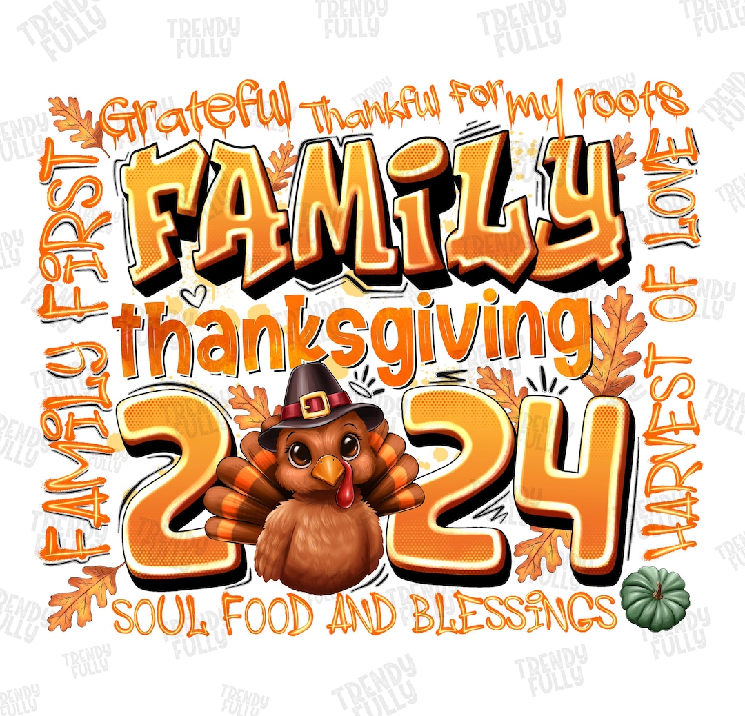 Family 2024 Thanksgiving Png, Thanksgiving Crew Png, Family ...