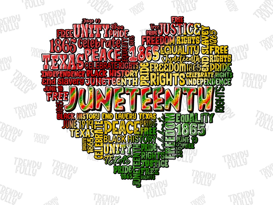 Buy Juneteenth Png, Juneteenth Heart Png, ,black History Png ...