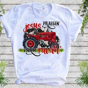 Jesus Praisin' and Farm Raisin' PNG File, Cowhide, Jesus Png, Farm ...