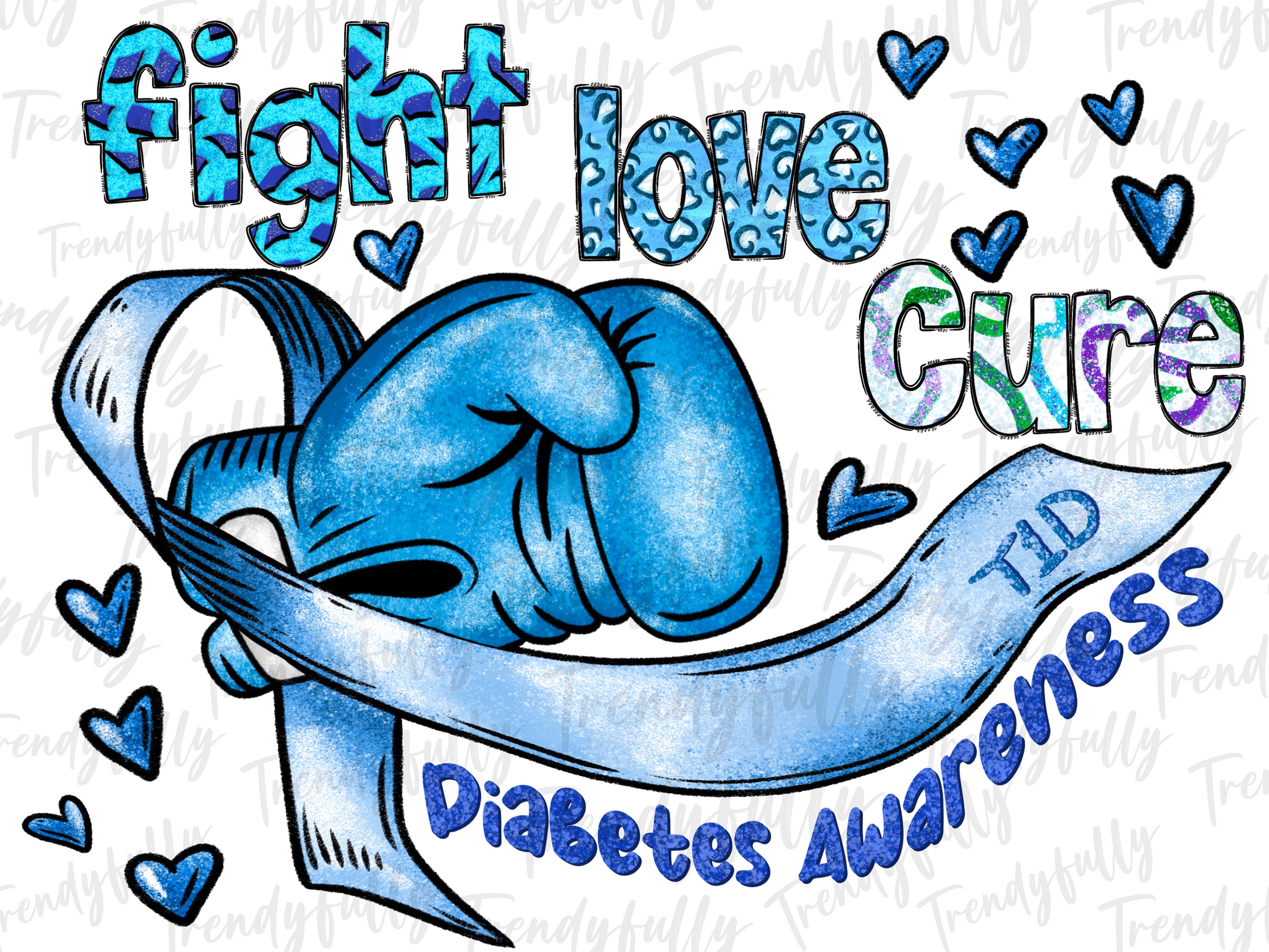 Juvenile Diabetes Ribbon Clip Art