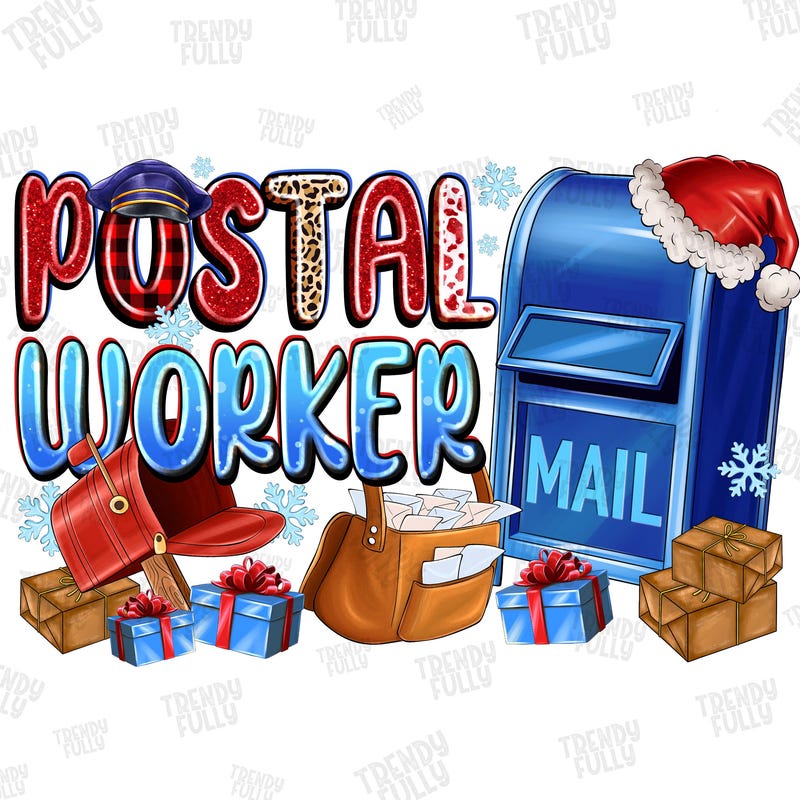 Postal Worker Svg - Etsy