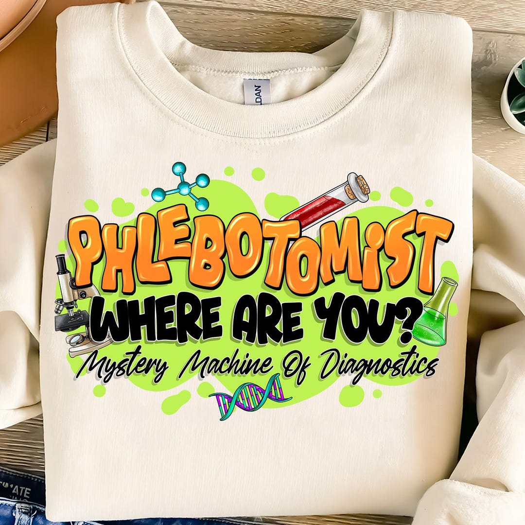 Phlebotomist Png, Lab Week 2025 Mystery Machine Png, Lab Crew, Medical ...