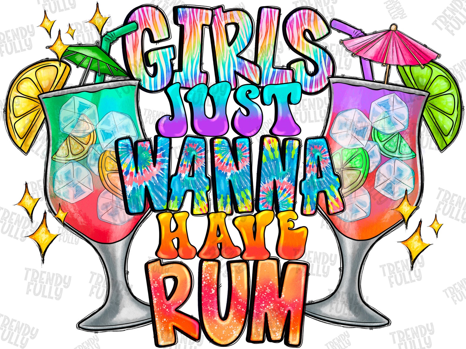 Girls Just Wanna Have Rum PNG, Digital Download, Sublimation, Sublimate ...