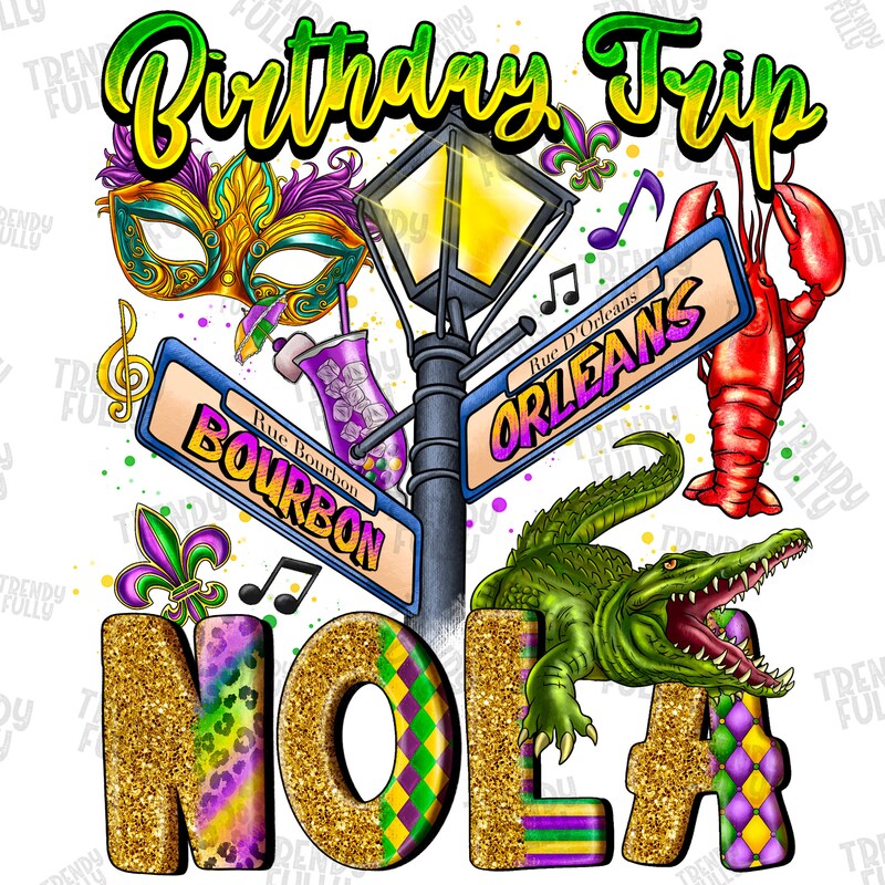 Trip Nola Svg - Etsy