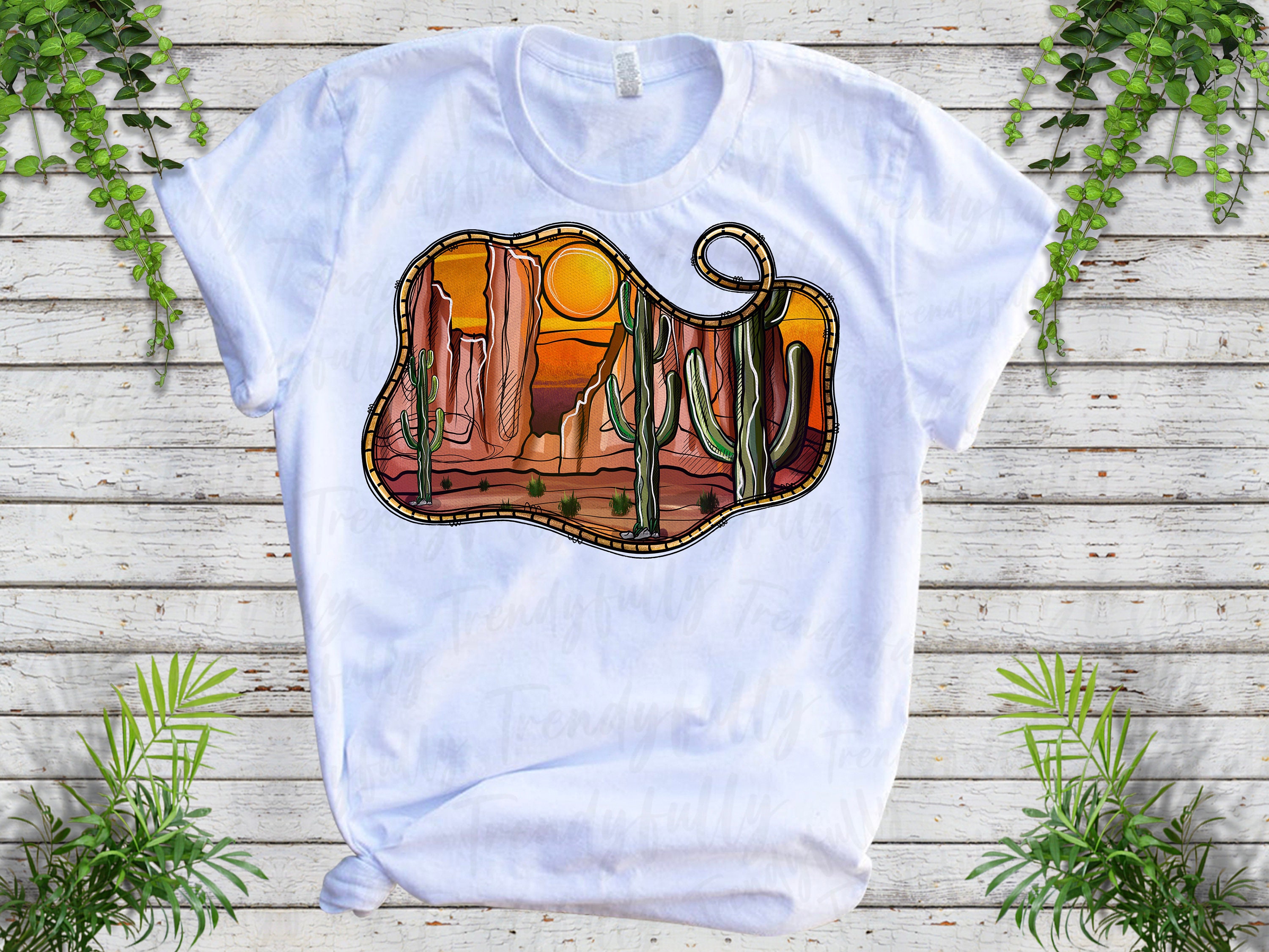 Aztec Desert Png, Desert Darlin PNG File, Western, Desert Png, Cactus ...