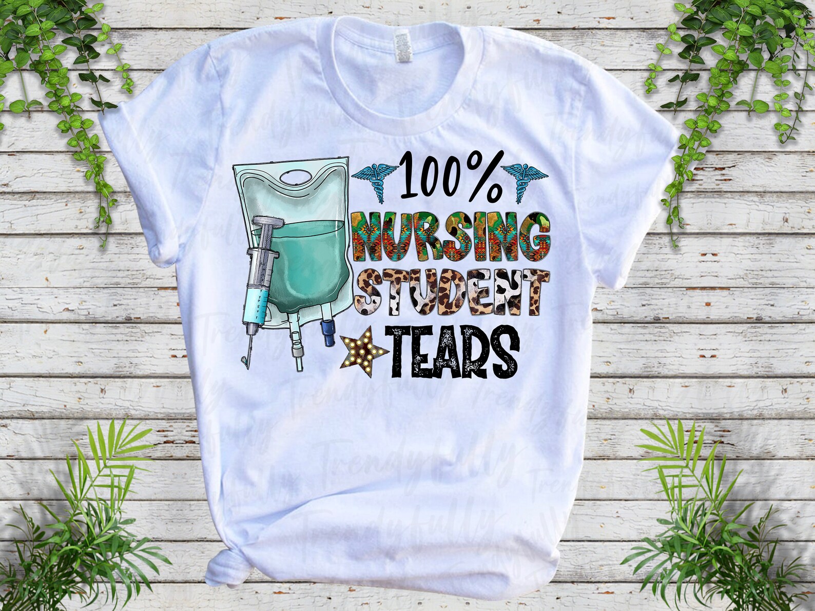 100% Nursing Student Tears PNG, Nurse Life Design (digital Download) - Etsy