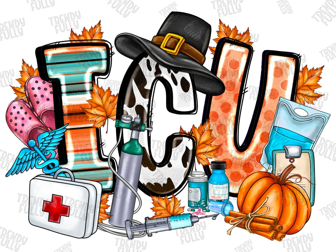 Icu Nurse Fall Png Nurse Fall Element Png Sublimation Design - Etsy