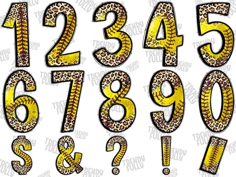 Softball Doodle Alphabet Bundle Softball PNG Letters - Etsy