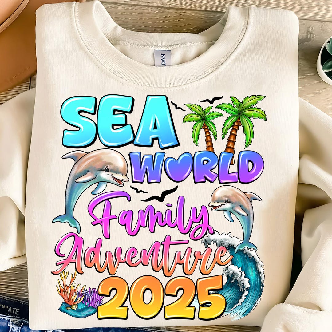 Sea World Family Adventure 2025 Png, Seaworld Adventure Png, Family ...