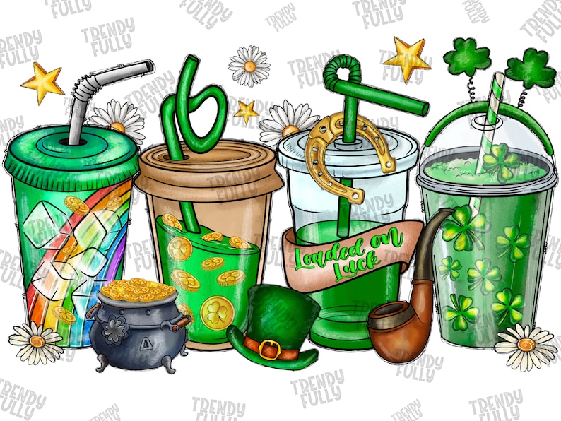 Loaded on Luck Png Loaded Tea Png Sublimation Designtea - Etsy