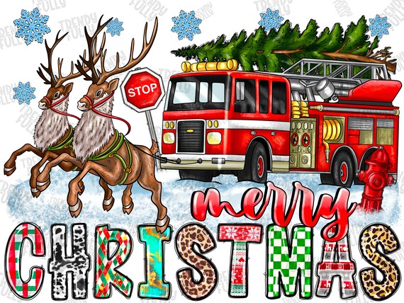 Fire Department Christmas Clip Art