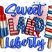Sweet Land of Liberty Png, Sublimation Design, 4th of July Png, USA ...