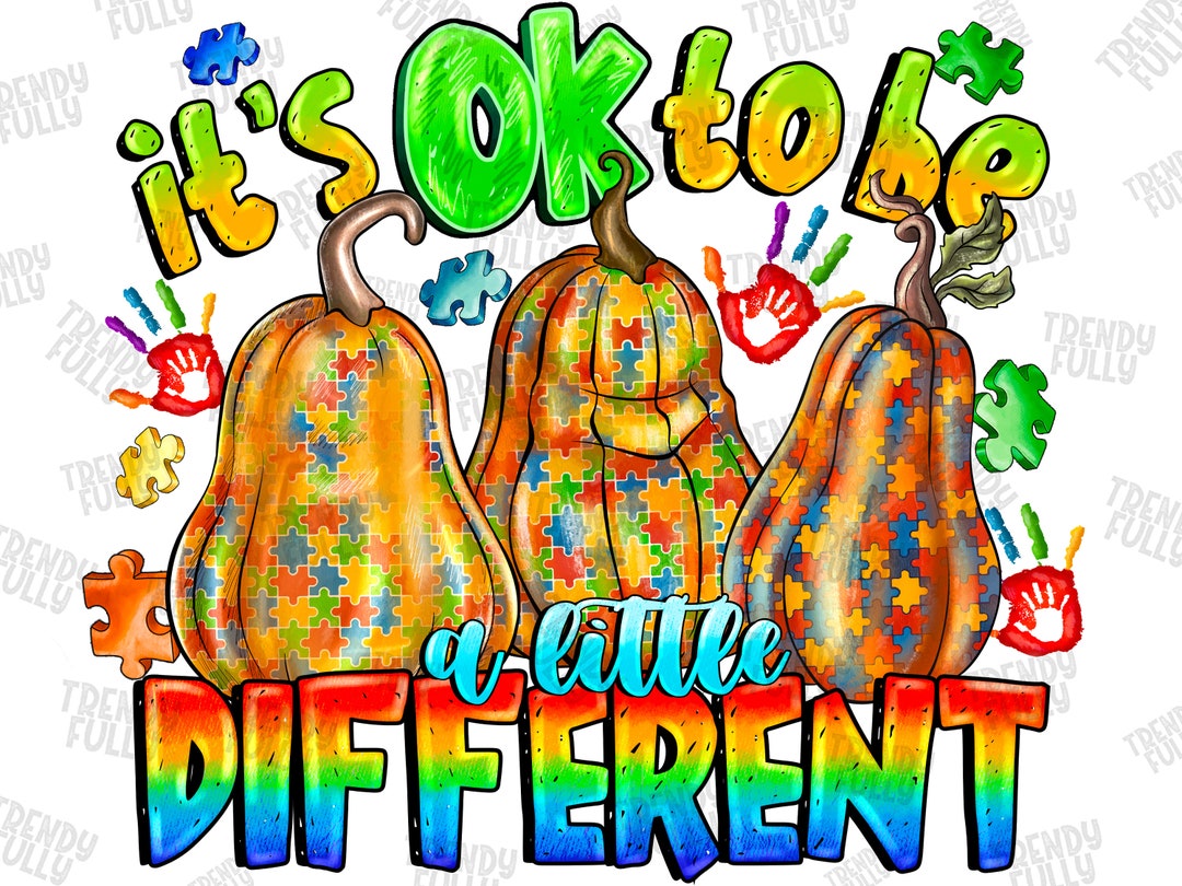 It's Ok to Be A Little Different Png, Autism Awareness Day Png ...