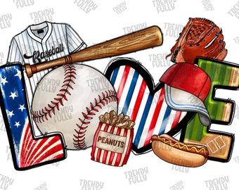 Baseball Love of the Game Png, Love Baseball PNG, Retro Baseball Design ...