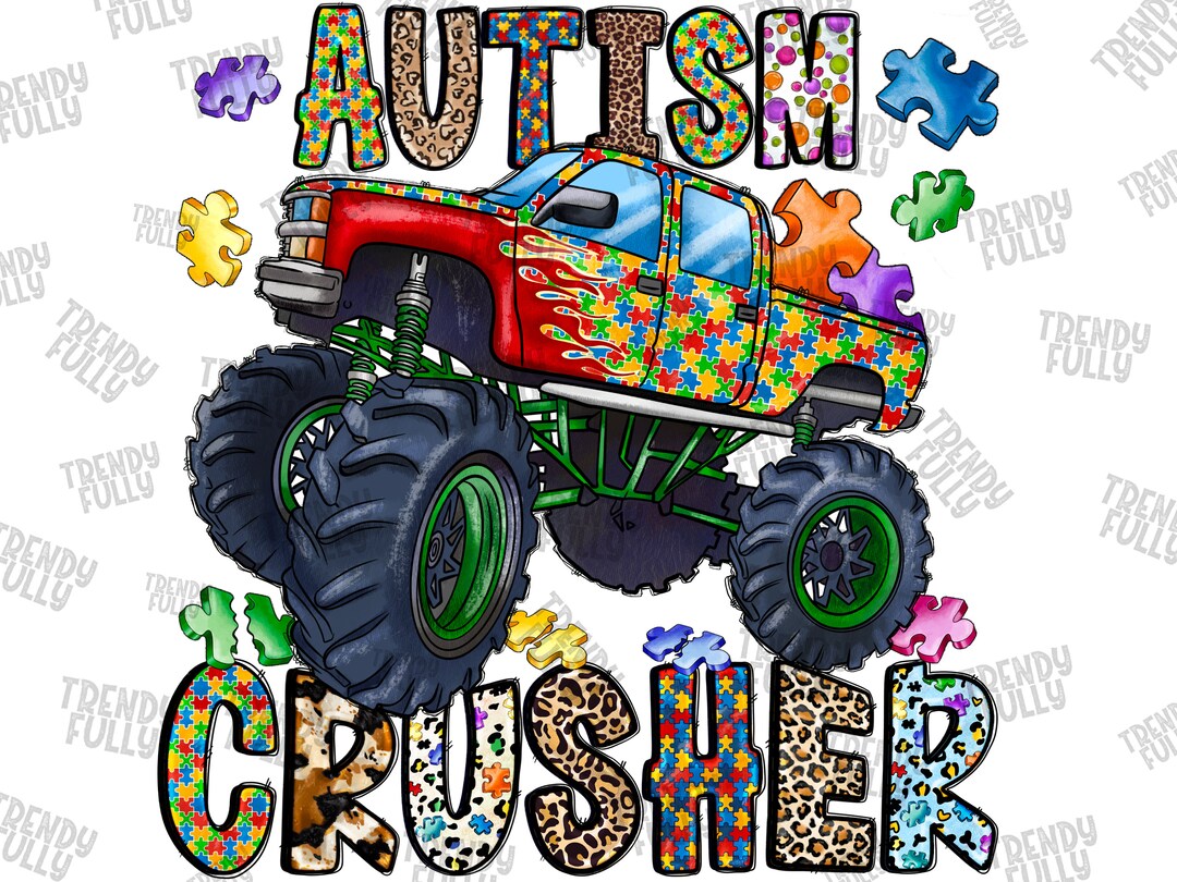 Autism Crusher Png, Autism Monster Truck Png, Monster Truck Png,autism ...
