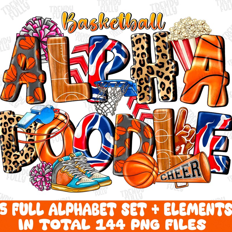 Basketball Font Download - Etsy
