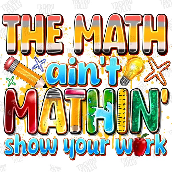 Funny Math Teacher Png - Etsy