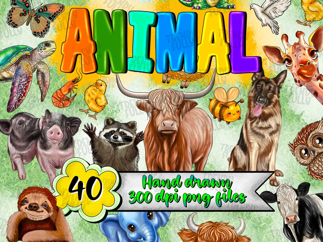 Farm Animals Bundle Png, Animals Png,bundle Png,farm Animals Png,farm ...