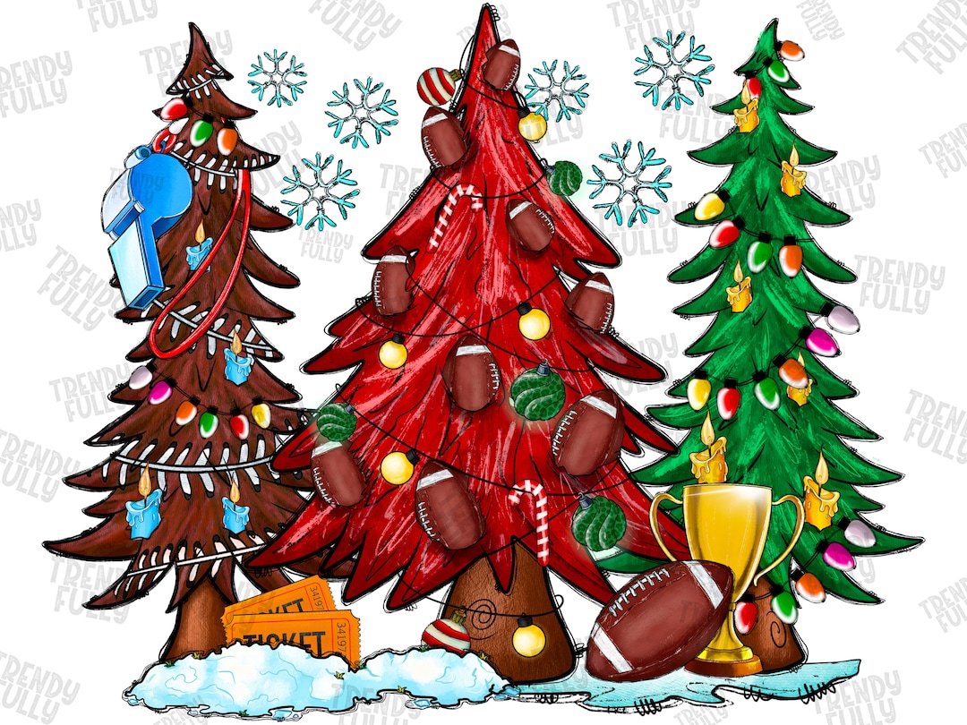 Christmas Trees Png, Football Christmas Trees, Football Png, Baseball ...