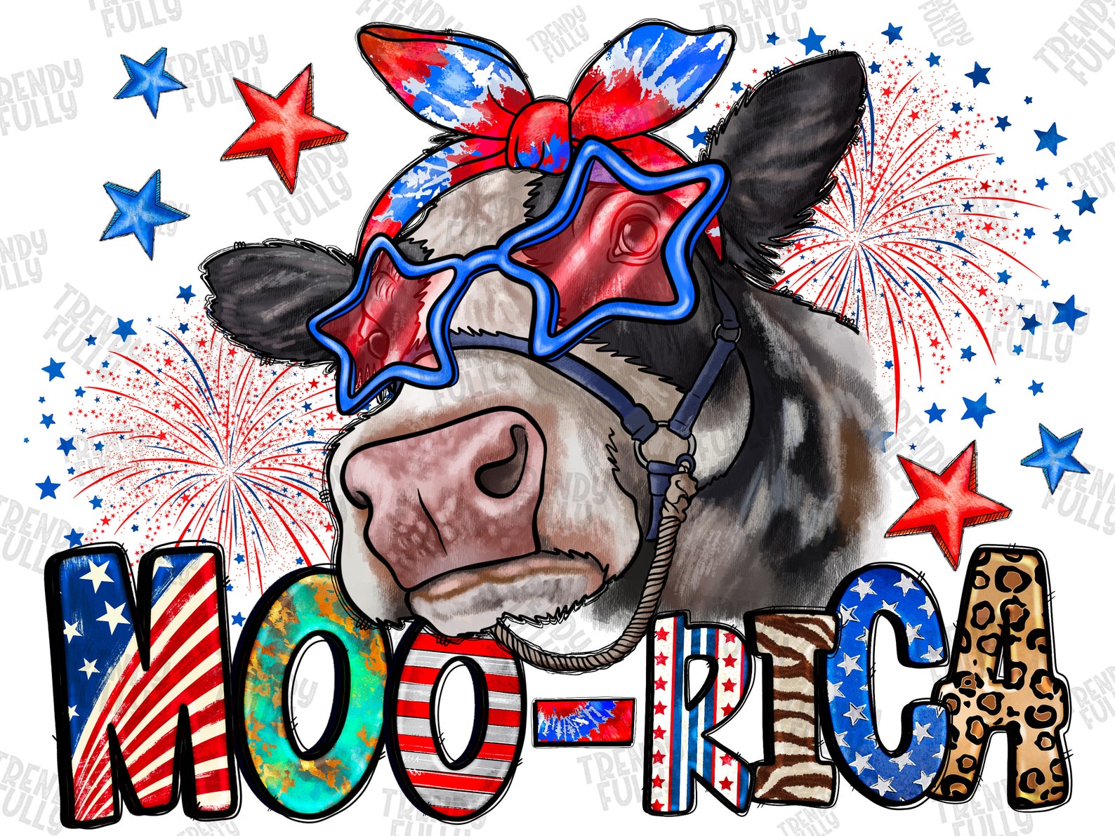 American Cow,western 4th of July Cow Background Png, Cow Sublimation ...