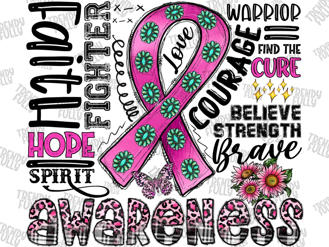 Faith Hope Love Png, Cancer Ribbon Png, Breast Cancer Awareness Png ...