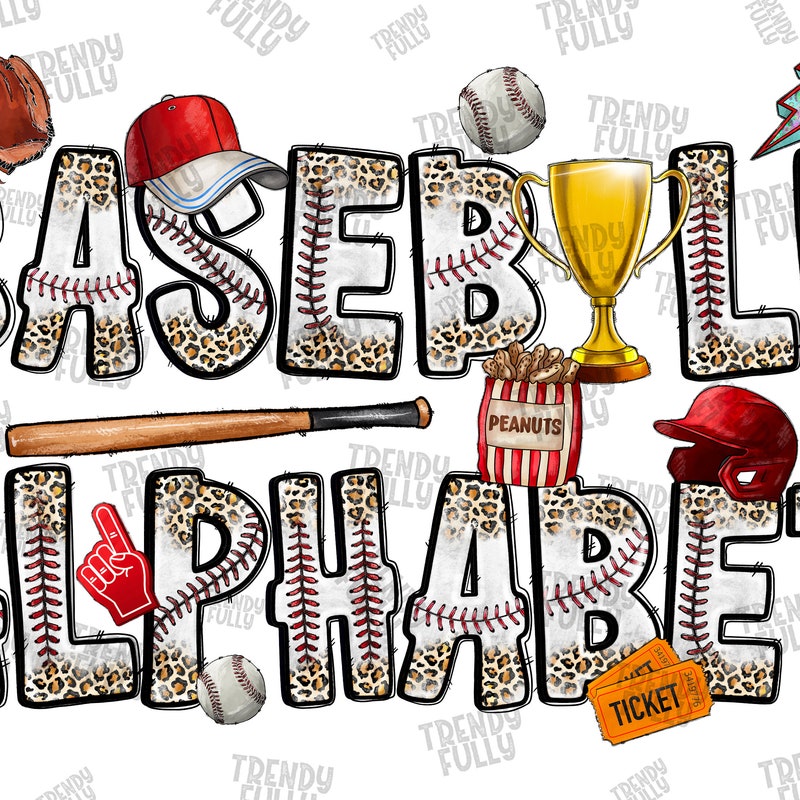 Baseball Letters - Etsy