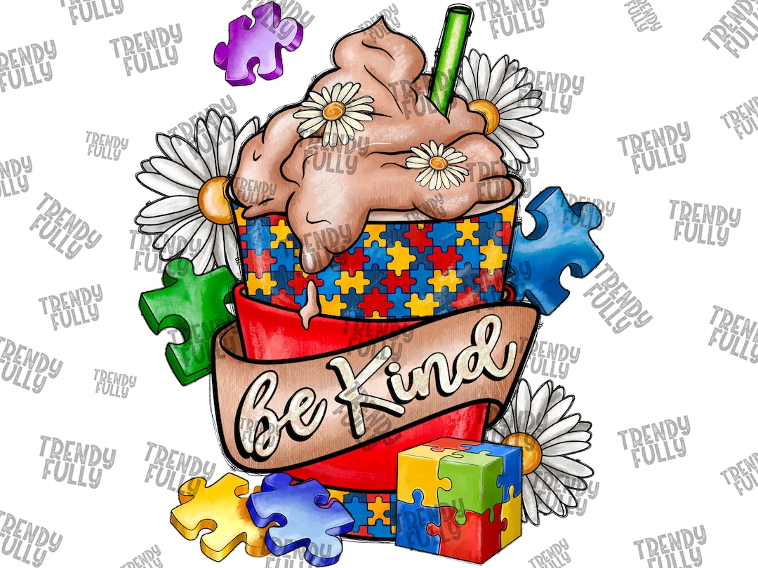 Autism Awareness Day Coffee Cups Png Sublimation Design Download ...