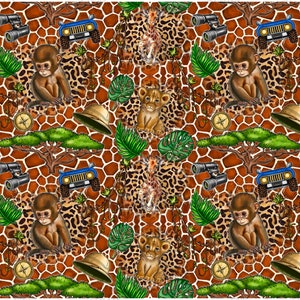Zoo Crew Seamless Pattern Png, Seamless Pattern Design, Safari ...