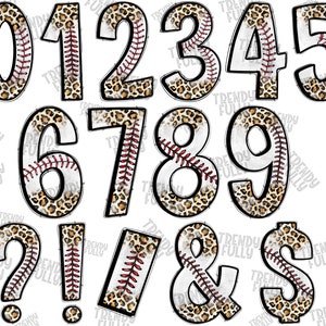 Baseball Doodle Alphabet Bundle, Baseball PNG Letters, Baseball Design ...