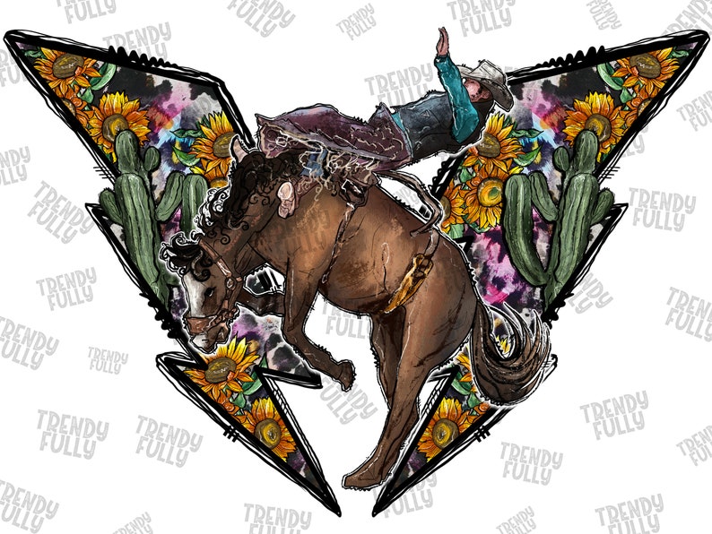 Rodeo Png File Tx Png Western Png Lightning Rodeo Png - Etsy