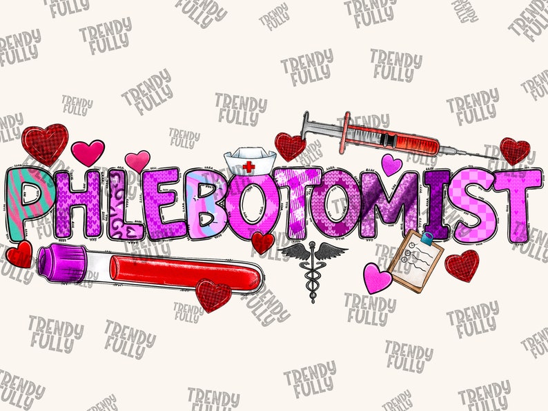Phlebotomist Pngtech Pngwesternlove PNG Laboratory - Etsy