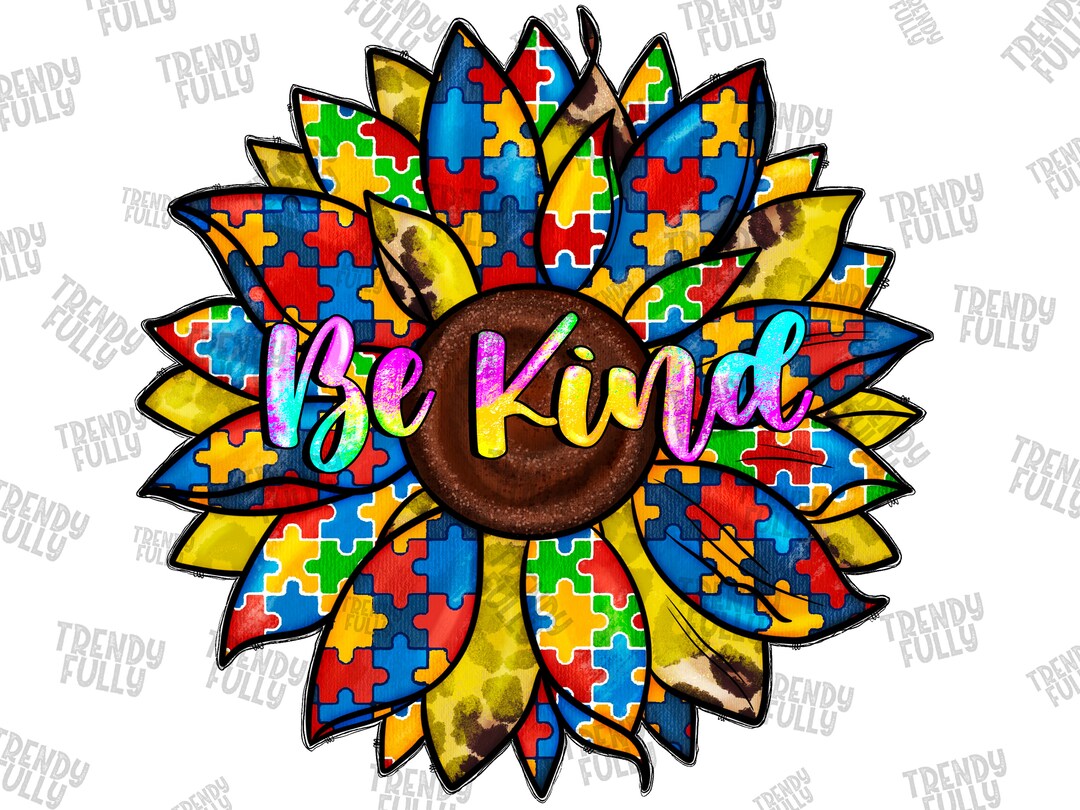 Autism Sunflower PNG, Autism Awareness, Autism Mom, Au-some Sublimation ...