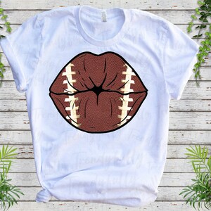 American Football Lips PNG, Football Sublimation, Lips PNG, Leopard ...