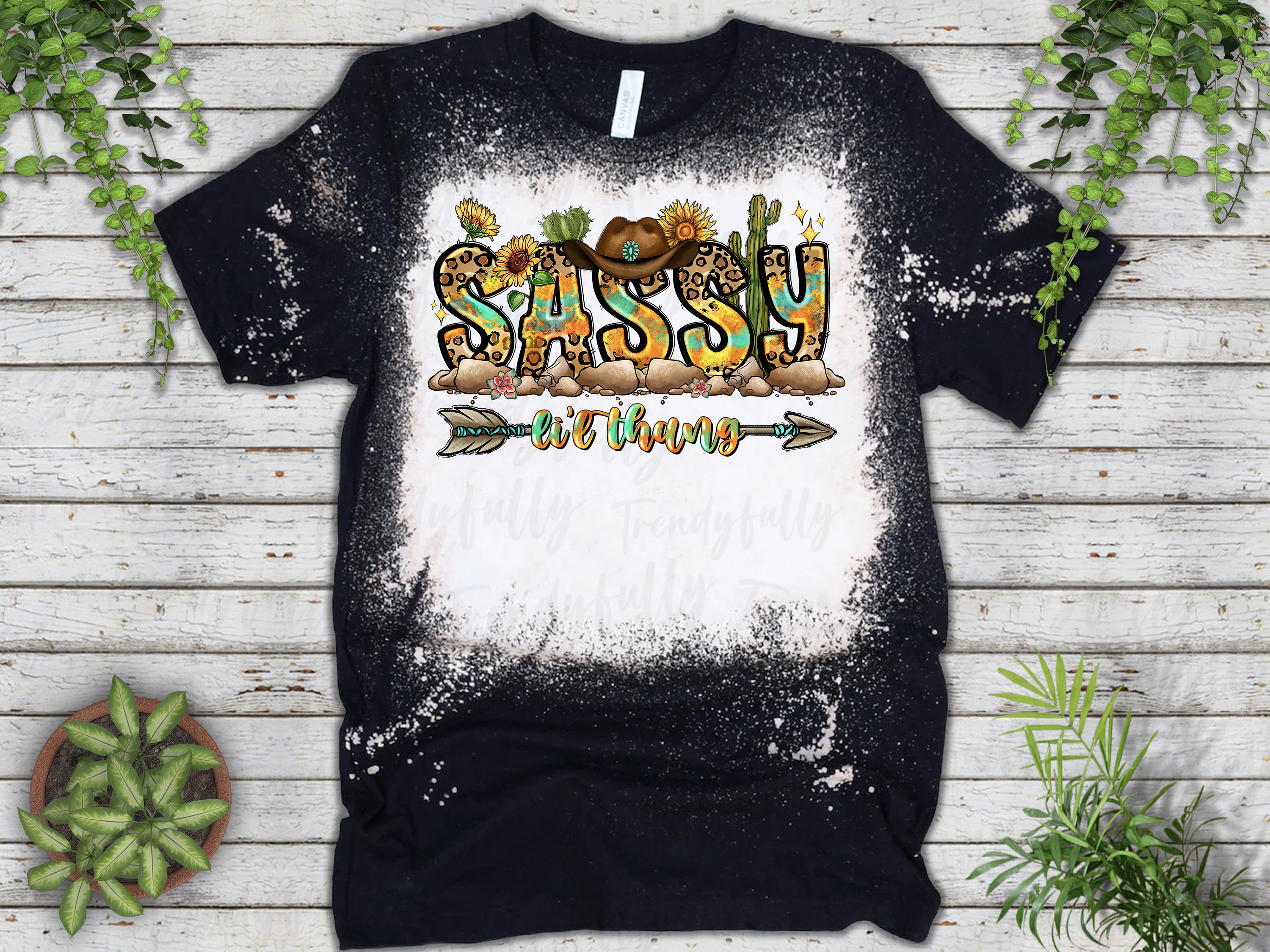 Western Sassy Lil' Thang Png, Sassy Lil' Thang With Sunflowers and ...
