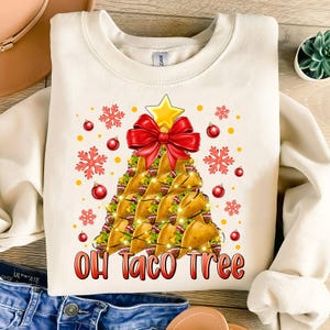 Oh Taco Tree Png, Mexican Christmas Png, Love Taco Png , Mexican Food ...