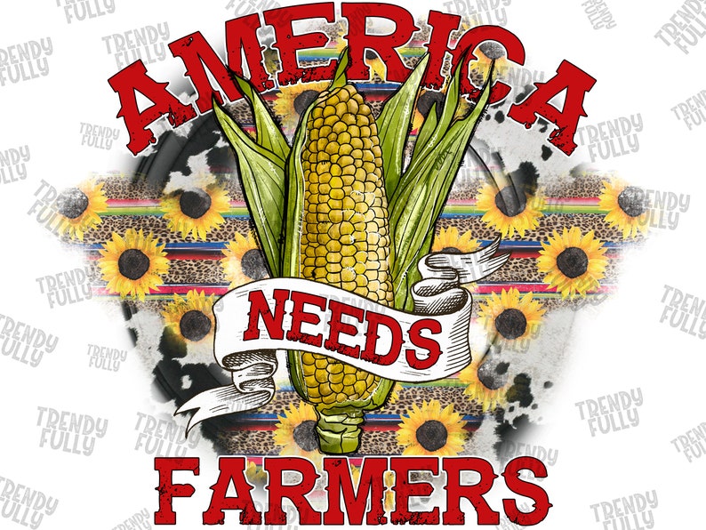 America Needs Farmers PNG File, Farm Png, Western, Cornpng, Cowhide ...