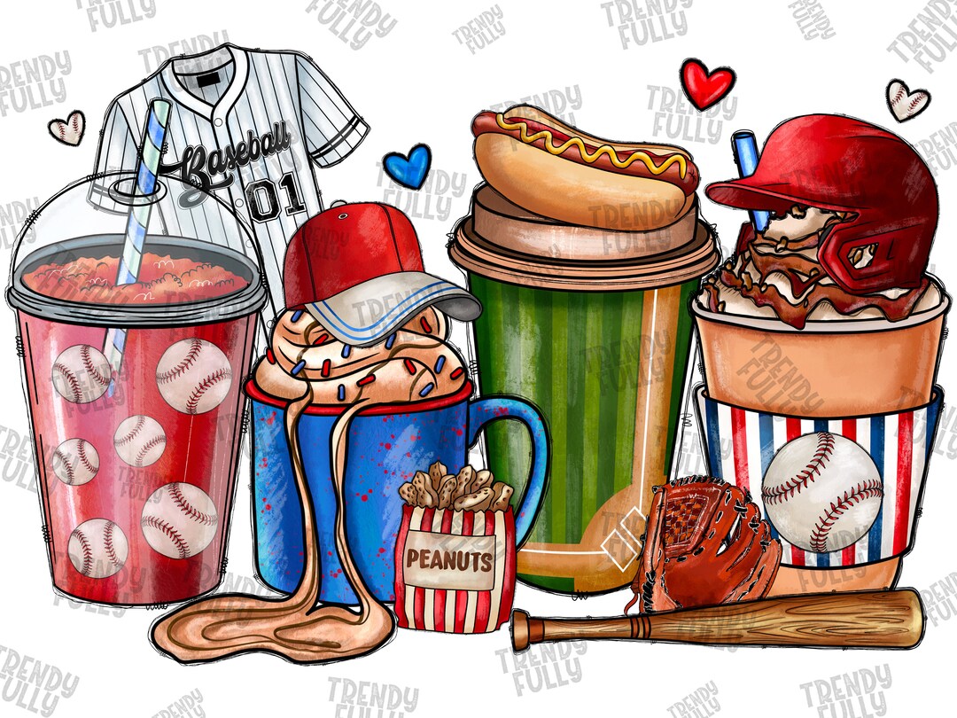 Baseball Coffee Cups Png Sublimation Design, Baseball Png, Sport Png ...