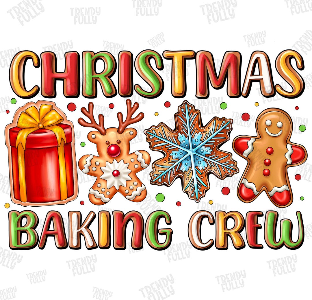 Cookie Baking Crew PNG, Family Christmas Png, Christmas Shirt Png ...