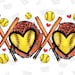 Xoxo Softball Png, Valentine Softball Png, Softball, Valentine's Day ...