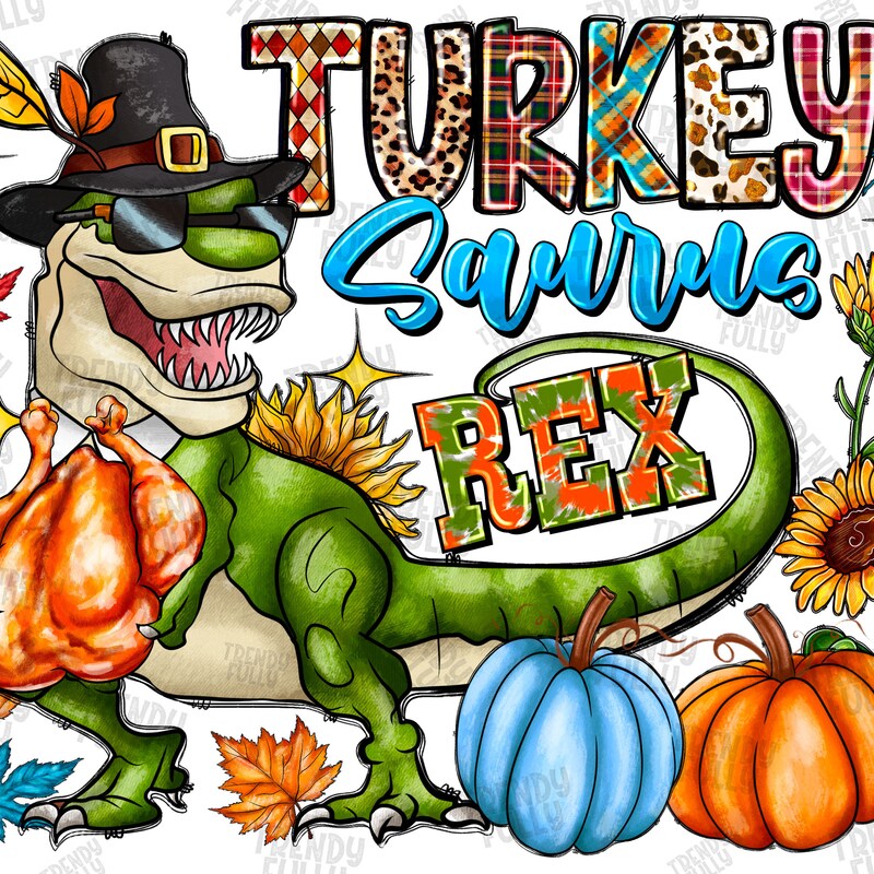 Dinosaur Thanksgiving Png - Etsy