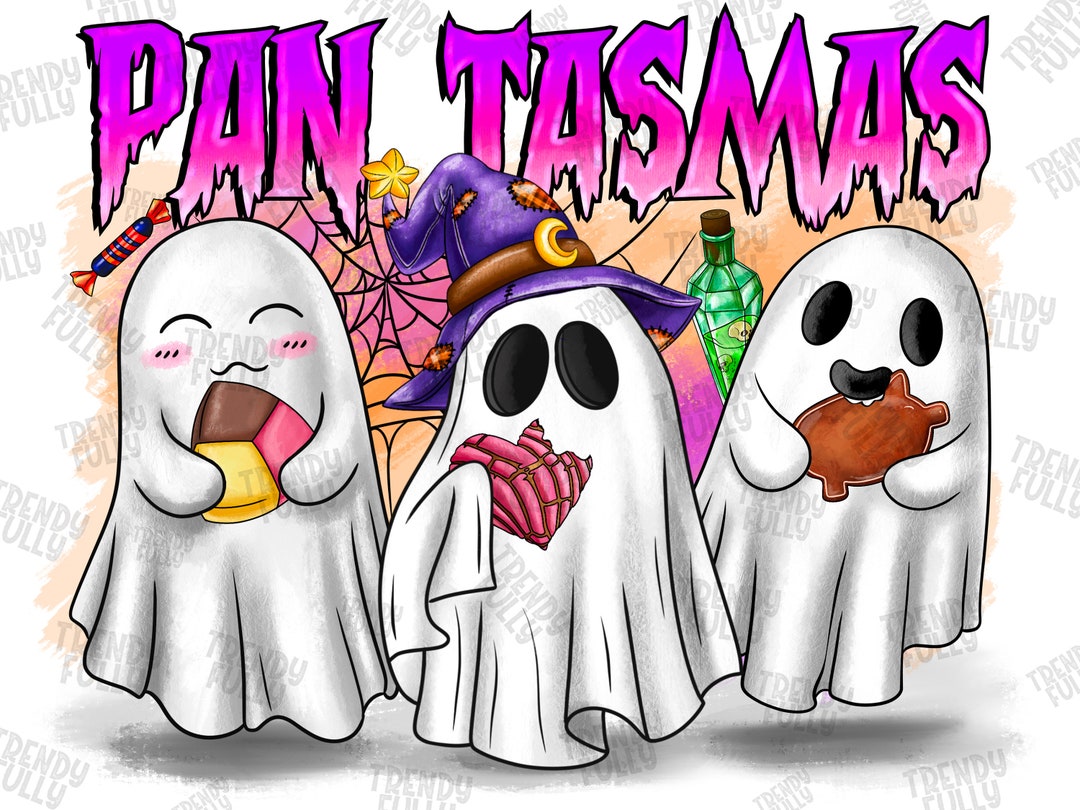Pan Tasmas Png, Spooky Conchas PNG, Mexican Conchas Ghost,mexican ...