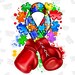 Autism Awareness With Boxing Gloves Png Sublimation Design Download ...