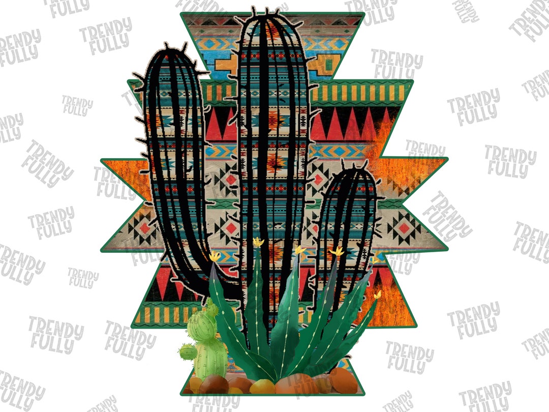 Cactus Sublimation Designs Downloads,cactus Png,watercolor Cactus ...