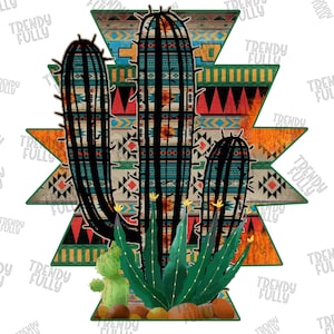 Cactus Sublimation Designs Downloads,cactus Png,watercolor Cactus ...