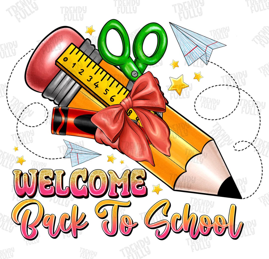Welcome Back to School PNG, School Sublimation, School Girl,welcome ...