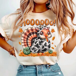 PNG ONLY- Turkey Moo Bowl Thanksgiving Png, Fall Png, Thanksgiving ...